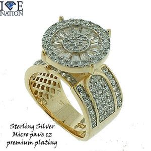Sterling Silver Micro Pave Cz Rings