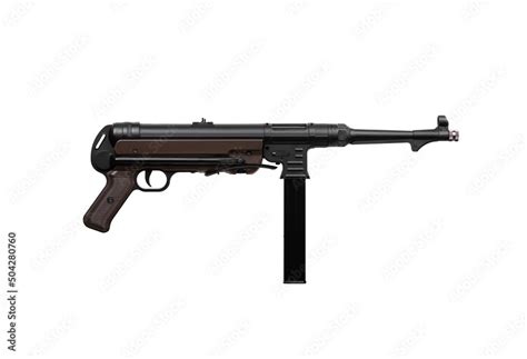 Vintage German Submachine Gun Mp 40 Weapons Of The Second World War