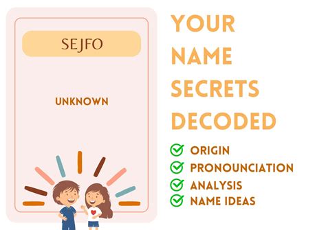 Sejfo Name Meaning And Pronunciation