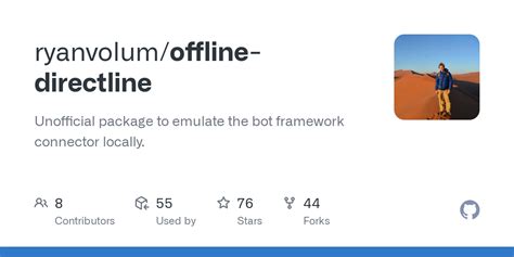 Github Ryanvolumoffline Directline Unofficial Package To Emulate The Bot Framework Connector