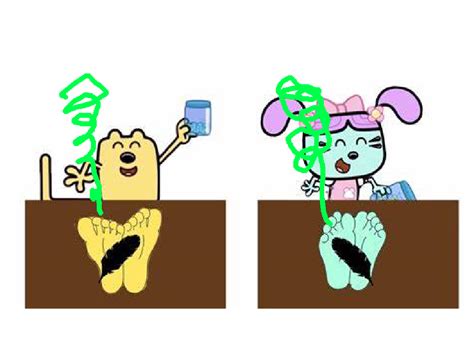 Wubbzy Daisy And Their Feet Getting Tickled Stinky By Darwin2080 On