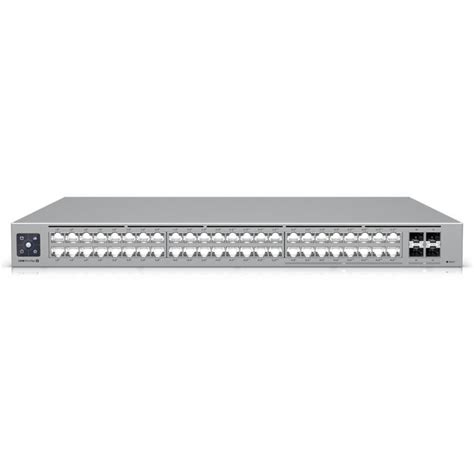 Ubiquiti Unifi Network 48 Port Layer 3 Etherlighting Switch With 2 5 Gbe And Poe Usw Pro Max