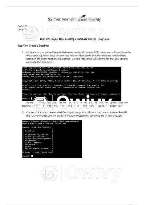 Dad 220 Project One Database Documentation