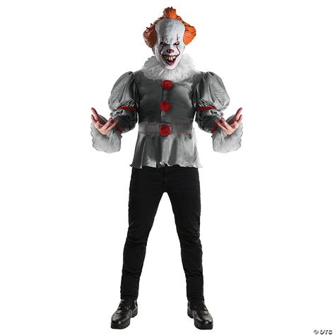 Mens It Deluxe Pennywise Costume Halloween Express