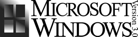Logo For Microsoft Windows 30 Operating System By Foxythefox2763
