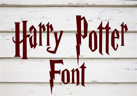 Free Harry Potter Font Printable Utahetp