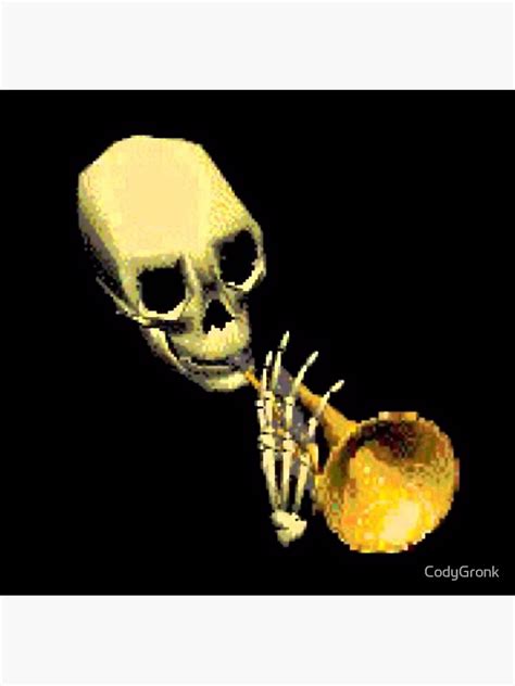 Doot Skeleton Poster By Codygronk Redbubble