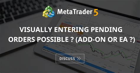 Visually Entering Pending Orders Possible Add On Or Ea Mt4 Mql4 And Metatrader 4