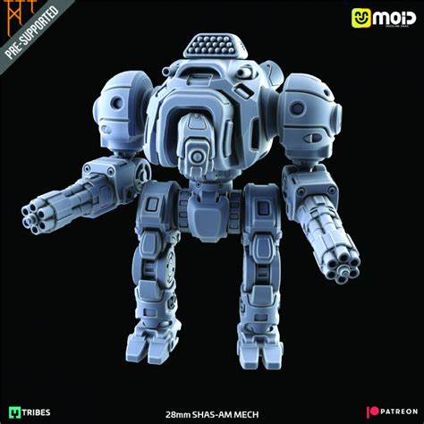 3d Printable Shas Am Mech Super Heavy Armored Support Assault Mech
