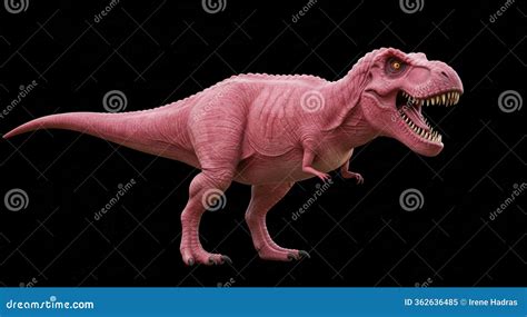 Tyrannosaurus Rex Model Against A Plain White Background Royalty Free