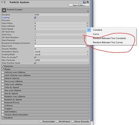 Particle Effect Auto Random Seed Not Working Unity Engine Unity Discussions