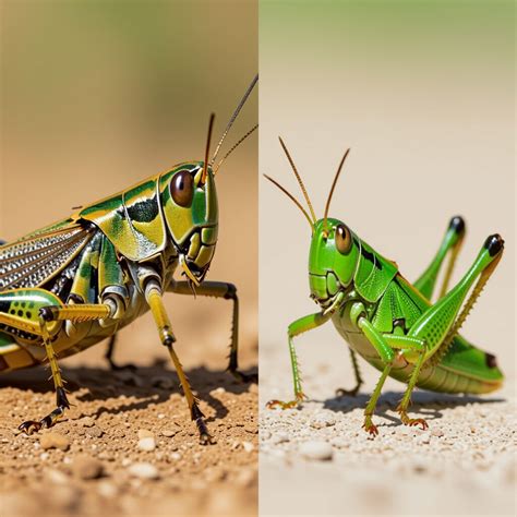 Locust Vs Grasshopper Pictures Ai Generated Art