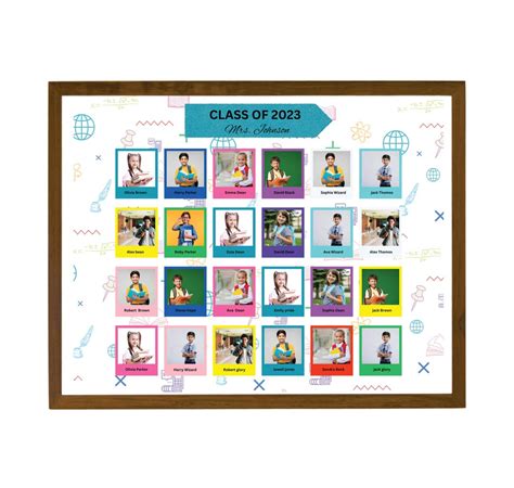 School Class Composite Template For Canva Kindergarten School Photo