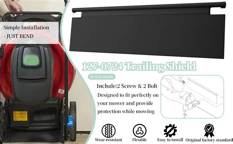 127 0724 Trailing Shield Flap For To Ro 21 Recycler Lawn
