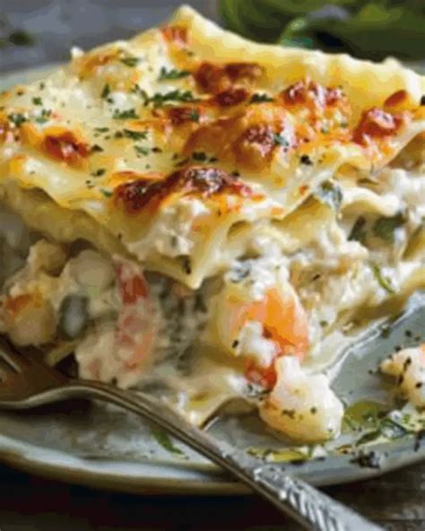 Creamy Seafood Lasagna Eve Recipes
