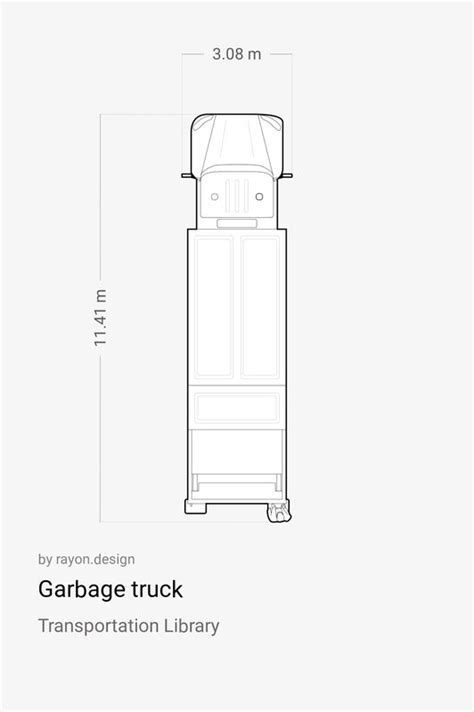 Garbage Truck 2d Cad Block In 2025 Cad Blocks Tile Layout Urban