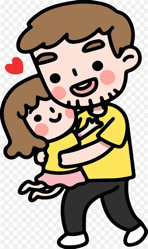 卡通爸爸和女儿矢量png图片素材下载图片编号7760830 Png素材网