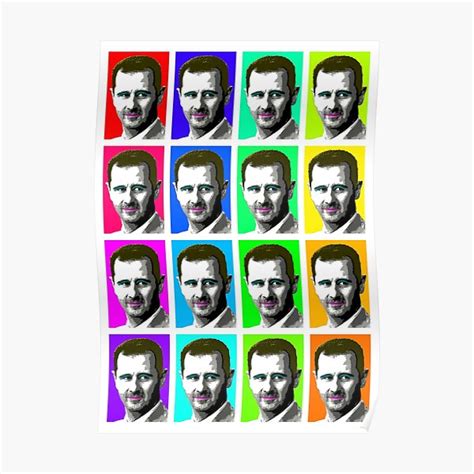 Bashar Al Assad Posters Redbubble