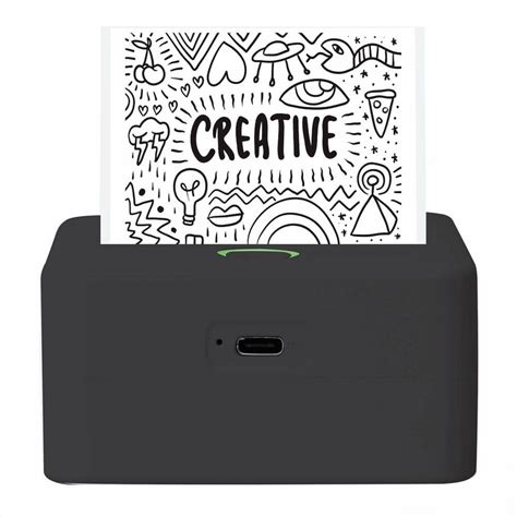 C Core Innovations Wireless Mini Portable Thermal Printer Label Maker Paper Included For