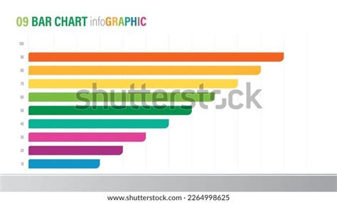 Bar Chart Infographics Business Data Visualization Stock Vector