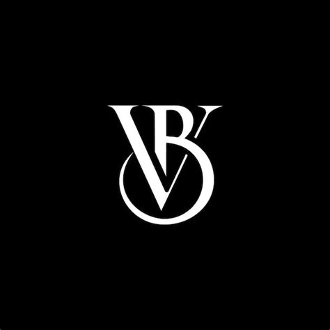 Bv Initials Logo Design Creative Luxury Logo Template