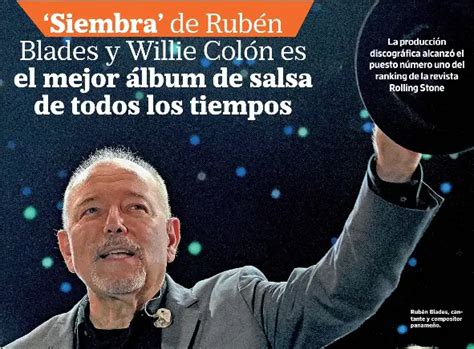 ‘siembra De Rubén Blades Y Willie Colón Es El Mejor álbum De Salsa De