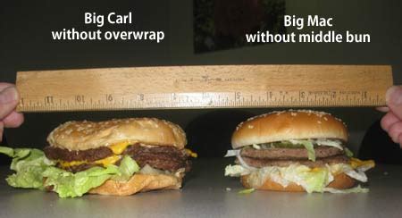 Double Burger Double Check Big Carl Vs Big Mac Rematch