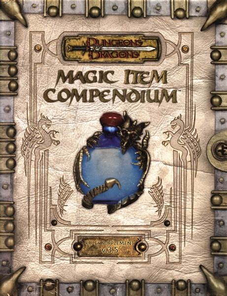 Dungeons And Dragons 35 Magic Item Compendium Premium