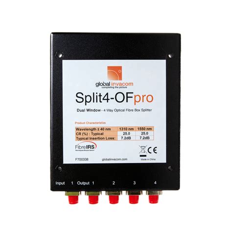 4 Way Optical Box Splitter Antiference