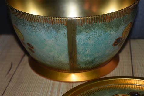 Vintage August Stork Candy Tin Made In West Germany Fruit Still Life Etsy