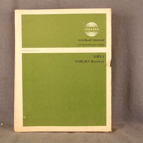 Collins 51rv 1 Vor Ils Overhaul Manual Manual Collins Book Shop