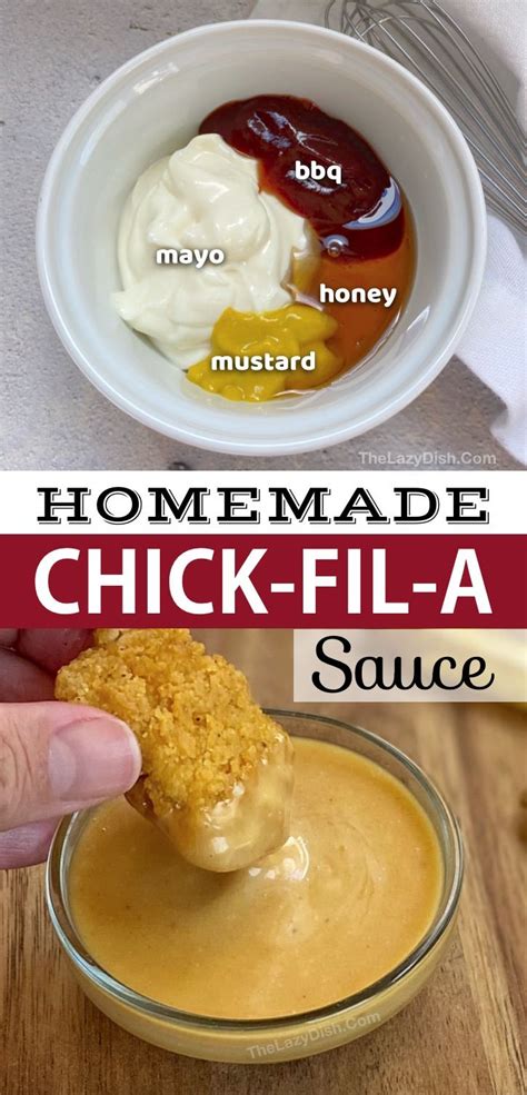 Easy Homemade Chick Fil A Sauce Recipe Yummy Food Diy Food Recipes