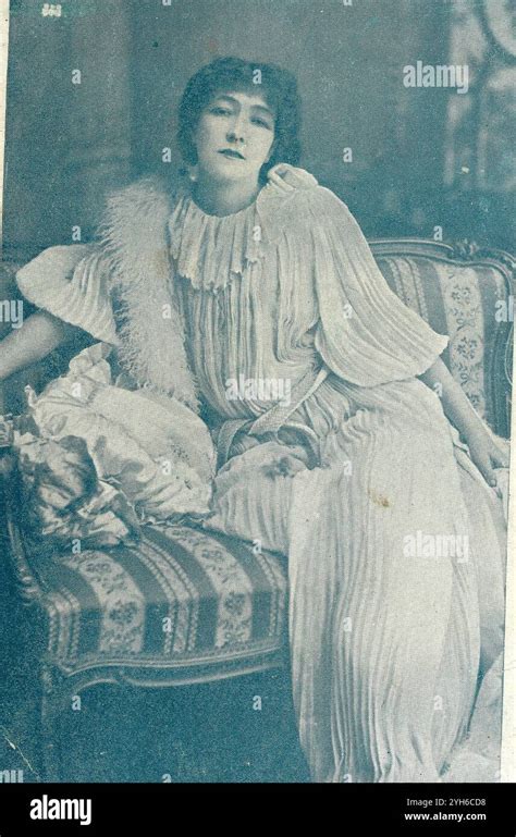Sarah Bernhardt French Actress A Vintage Theater Image Of Sarah Bernhardt French Actress Stock