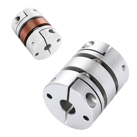 High Precision Aluminum Alloy Threaded Rigid Bar Shaft Coupling Coupler For Transmission Shaft