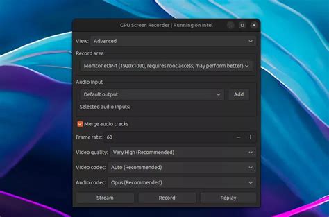 gpu screen recorder para linux adiciona suporte para gpus amd e intel