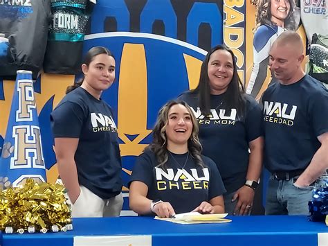 Phs Cheers Ashley Bates Signs With Nau Kyca