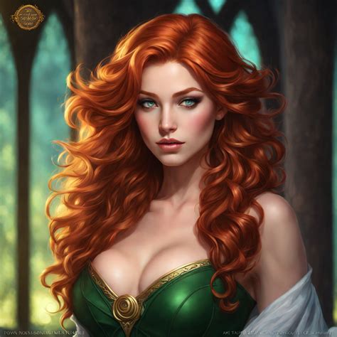 Hot Redhead By Ai Art Phoenix On Deviantart