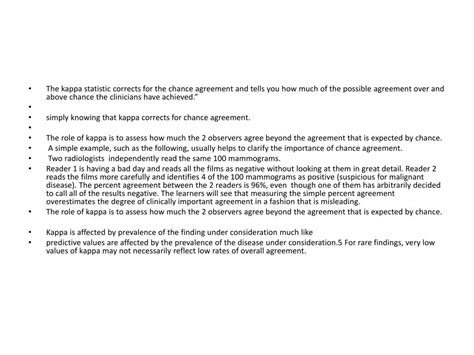 Ppt Kappa Statistics Powerpoint Presentation Free Download Id2574287