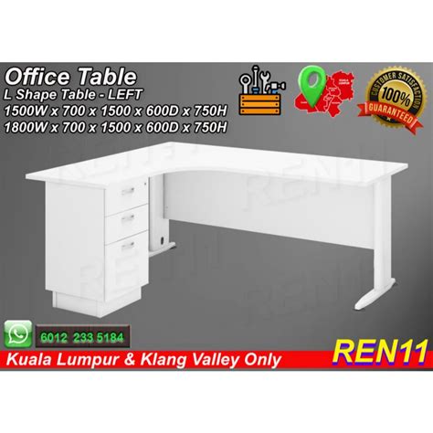 Office Table Superior Compact Table L Shape Office Table With White