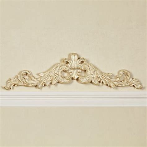 Salvatar Scroll Fleur De Lis Acanthus Leaf Decorative Door Topper