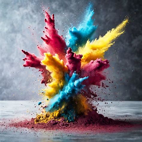 Colorful Powder Background Stock Illustration Illustration Of Flowing