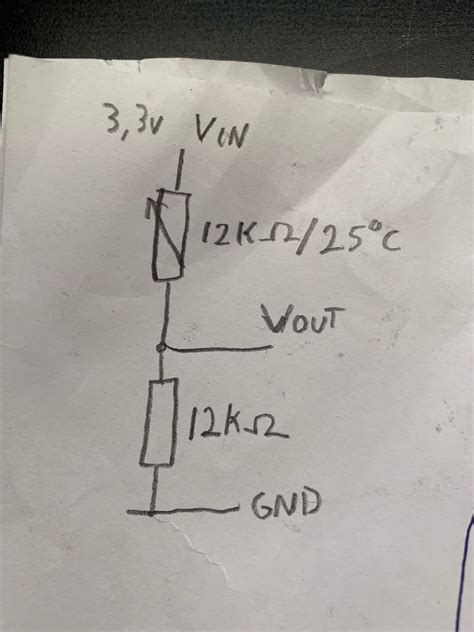 Convert Voltage To Temperature From An Ntc Programming Arduino Forum