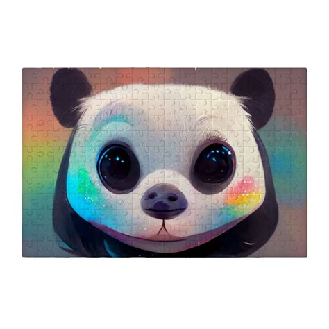 Cute Panda Puzzles Funny Jigsaw Puzzle Print Puzzles Etsy