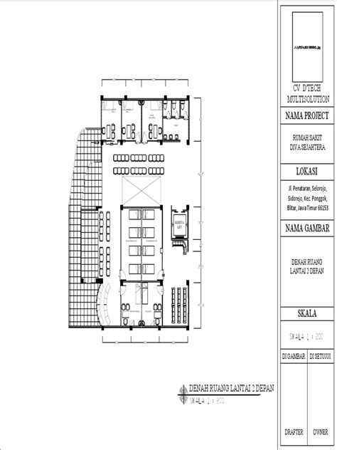 Denah Rs Diva Lt 2 Depan Pdf