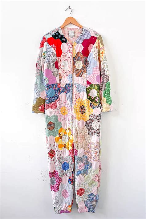 Magpie Vintage Stella Patchwork Flower Boilersuit Free People