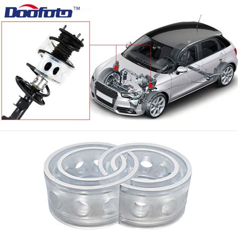 Doofoto 자동차 충격 흡수기 스프링 범퍼 파워 자동 버퍼 쿠션 Avtobafery 자동차 액세서리 범용 A B C D E F A B 2 개쇼크업소버 부품