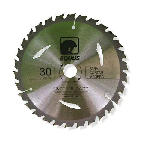 Hoja Para Sierra Circular Para Madera De 165mm Y 30 Dientes