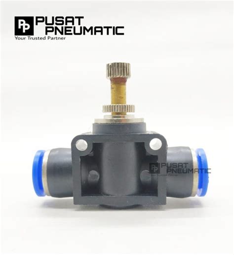 Speed Control Pneumatic Flow Control Selang Pusat Pneumatic