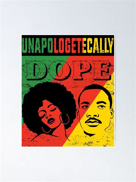 Unapologetically Dope Black History Month African American Black Afro