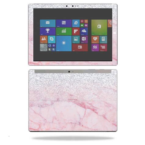 Girly Marble Dazzle Skin For Microsoft Surface 3 108 — Mightyskins